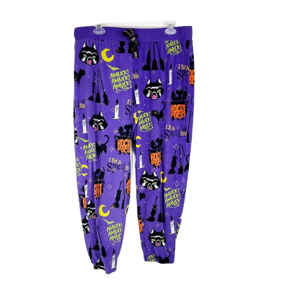 Disney | Intimates & Sleepwear | Hocus Pocus Pajama Pants Women Large ...